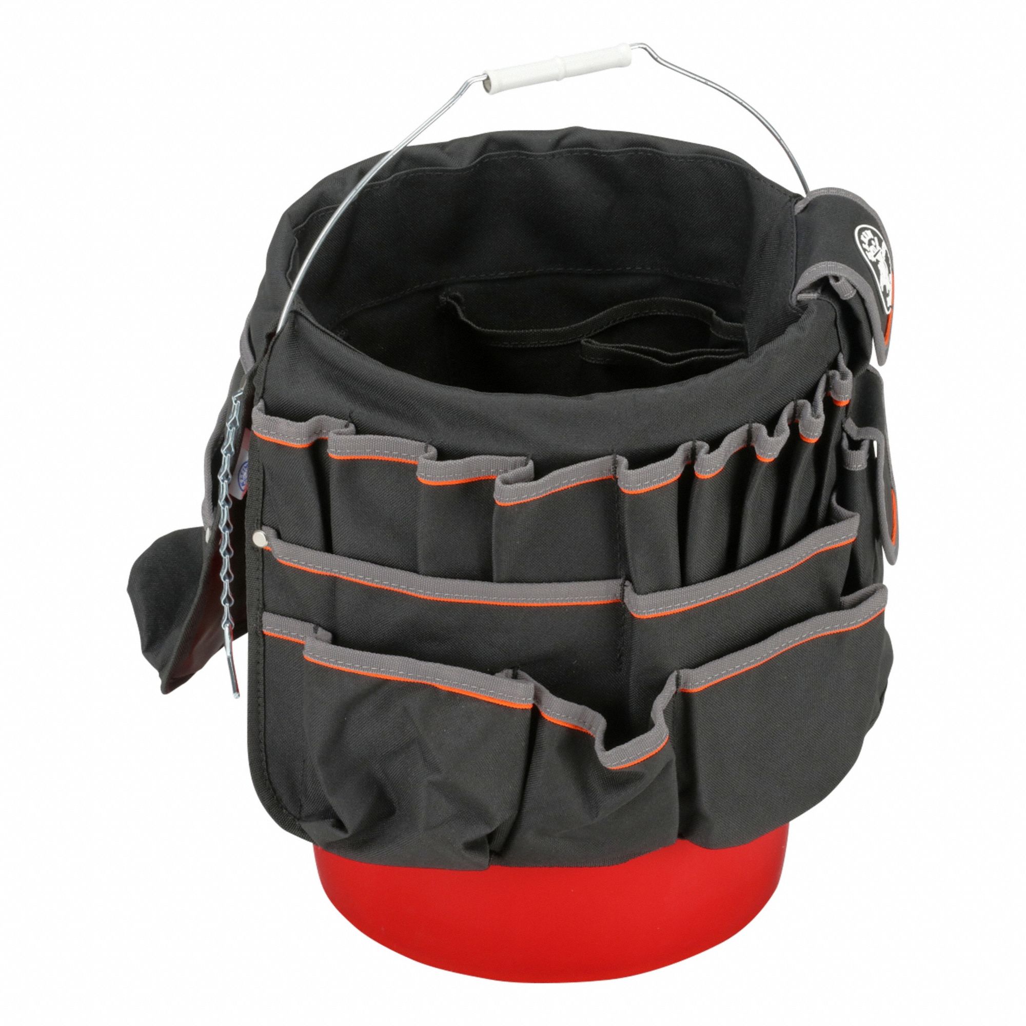 KLEIN TOOLS, Black, 19 in Overall Dia, Bucket Tool Organizer - 45HL37 ...