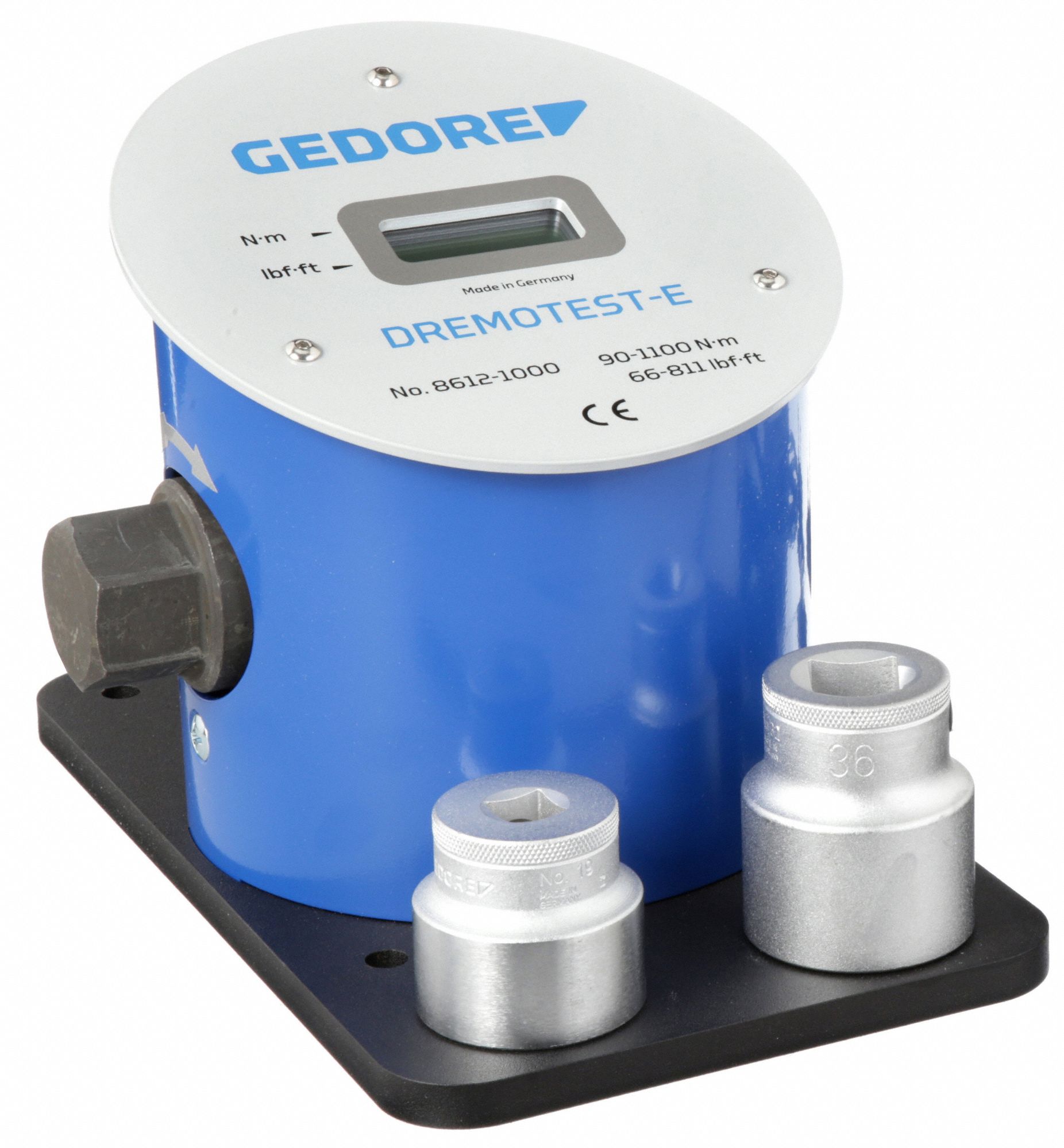 GEDORE, 1/2 in/1/4 in/1 in/3/4 in/3/8 in Drive Size, 90 N-m to 1100 N-m ...