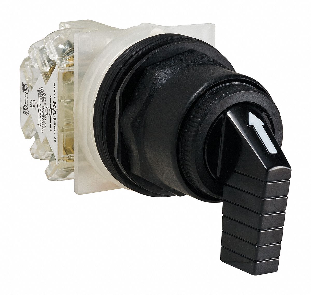 SCHNEIDER ELECTRIC, 30 mm Panel Mounting Size, 3 Positions, Selector ...