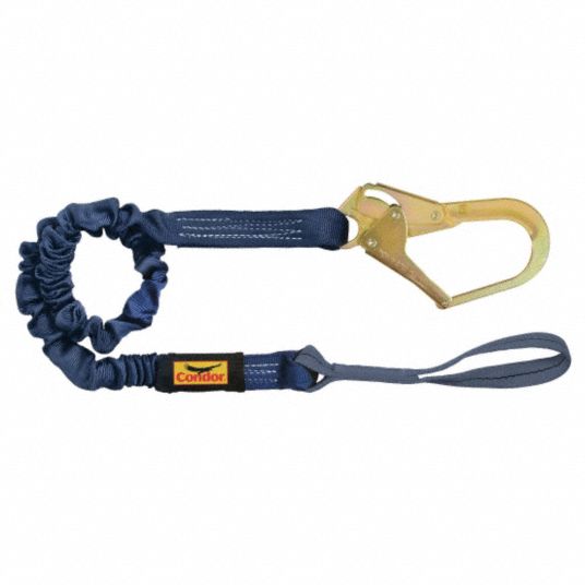CONDOR, Tubular Webbing, Steel Rebar Hook, Shock-Absorbing Lanyard ...