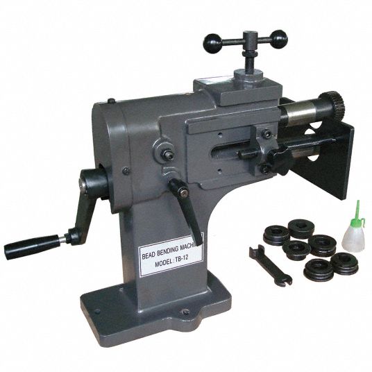 DAYTON, Manual, 8 in Throat Dp, Bead Bending Machine - 45J327|45J327 ...