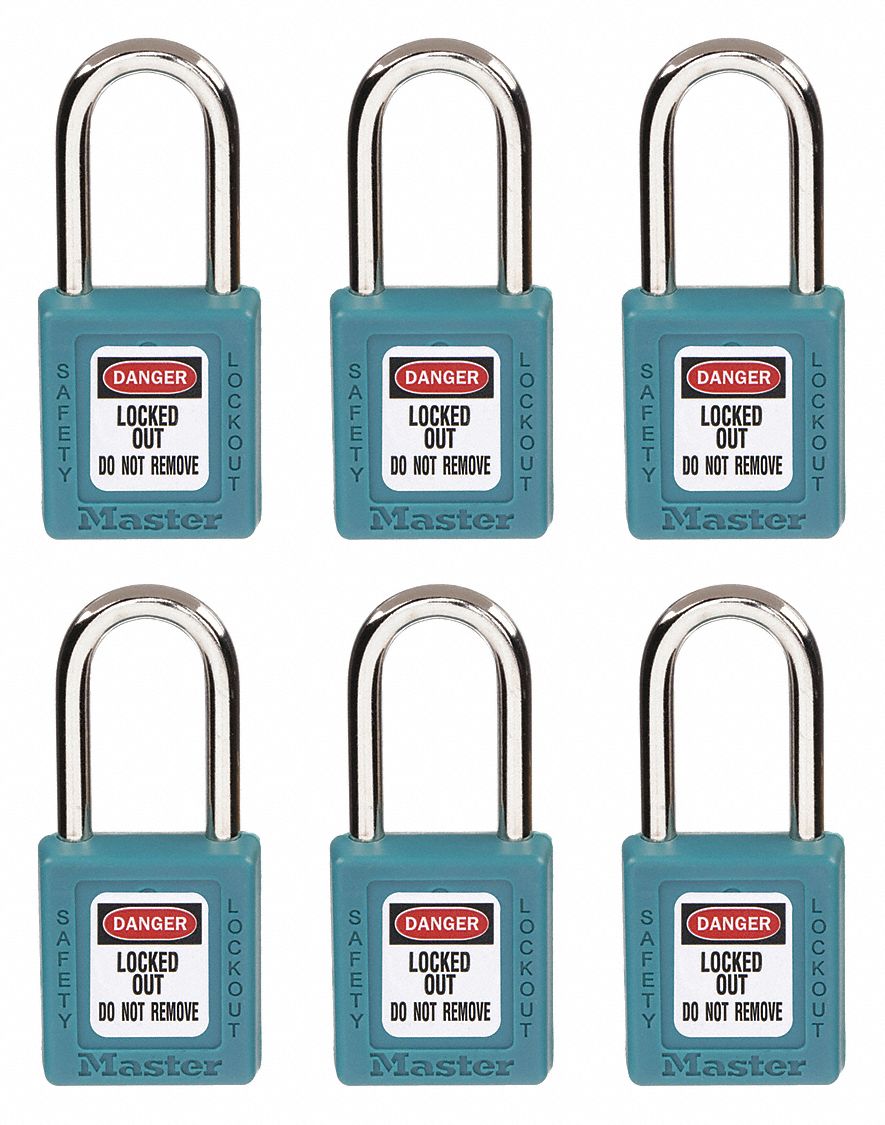 MASTER LOCK, Keyed Different, Thermoplastic, Lockout Padlock - 45JC70 ...