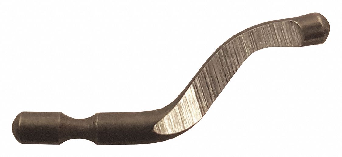 SHAVIV, B10L, High-Speed Steel, Deburring Replacement Blade - 45JD88 ...