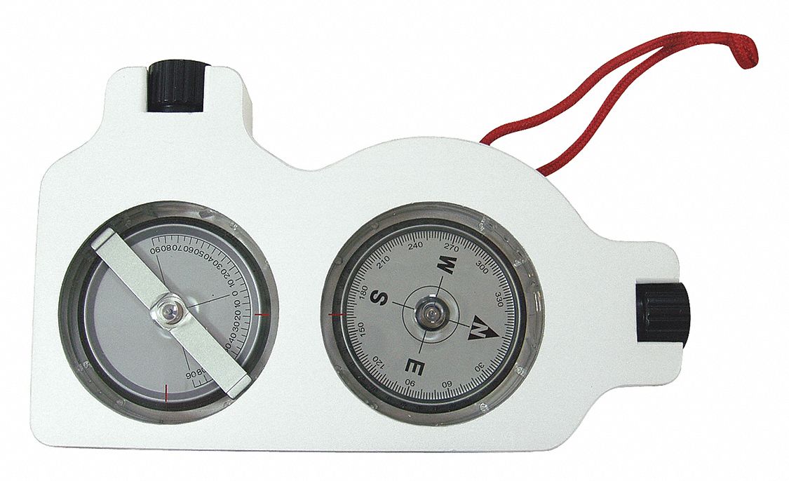 Clinometer Compass,5 in. L x 3 in. H - Grainger