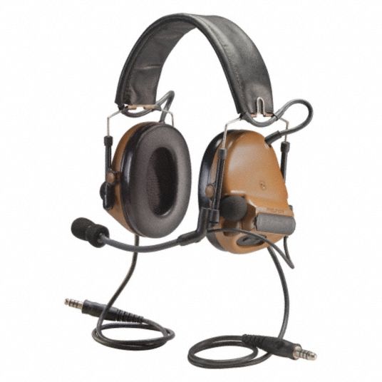3M, Over-the-Head Earmuff, 20 dB NRR, Dual Communication Headset ...