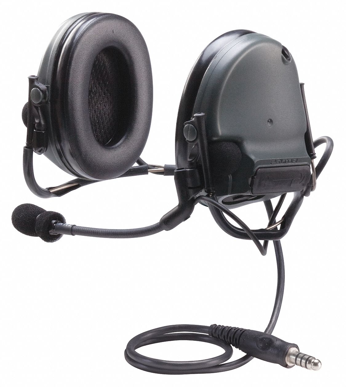 3M, Behind-the-Neck Earmuff, 22 dB NRR, Headset - 45JU77|MT17H682BB-47 ...