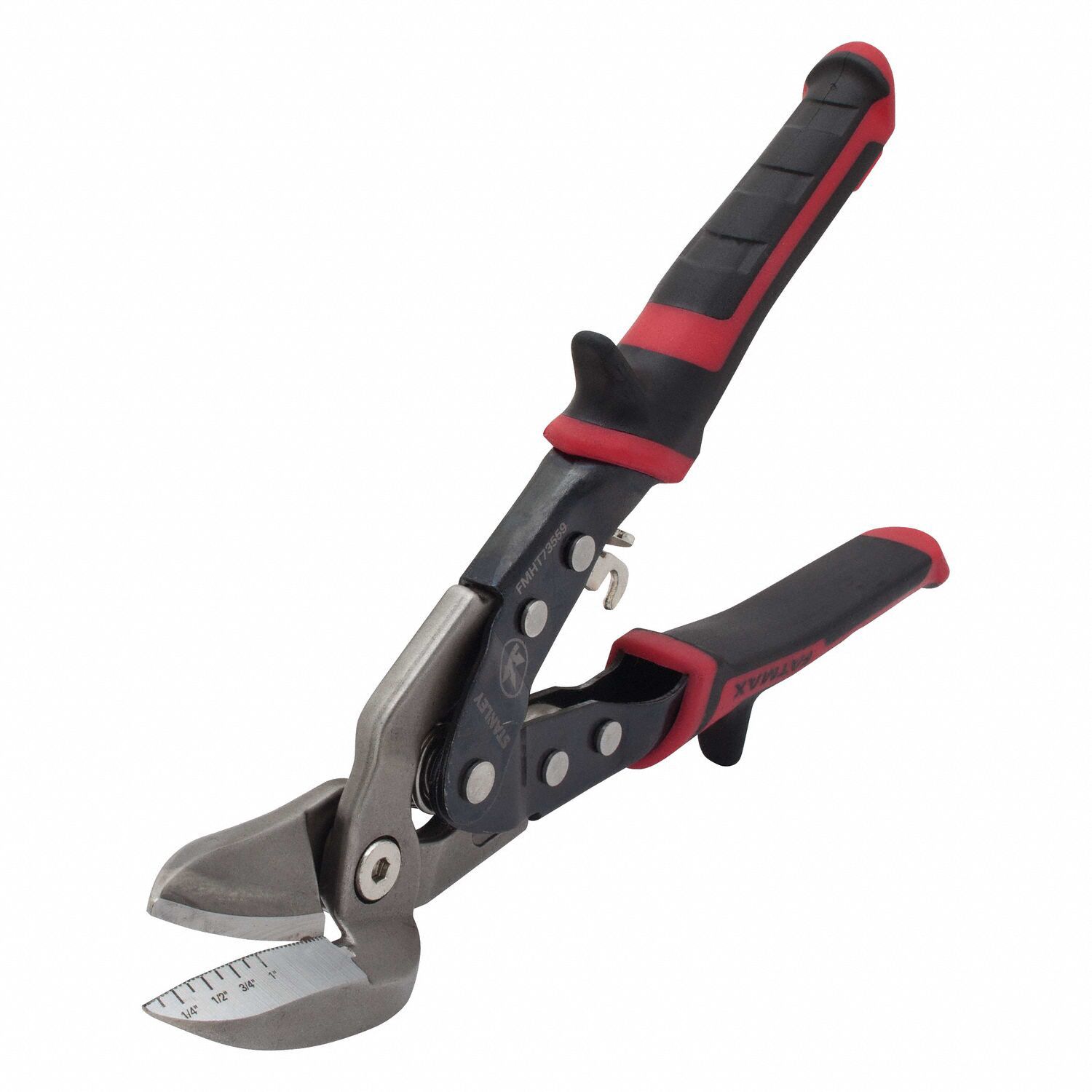 STANLEY Cut Snip: Left, 9 1/2 in Overall Lg, 1 1/4 in Cutting Lg, Steel ...