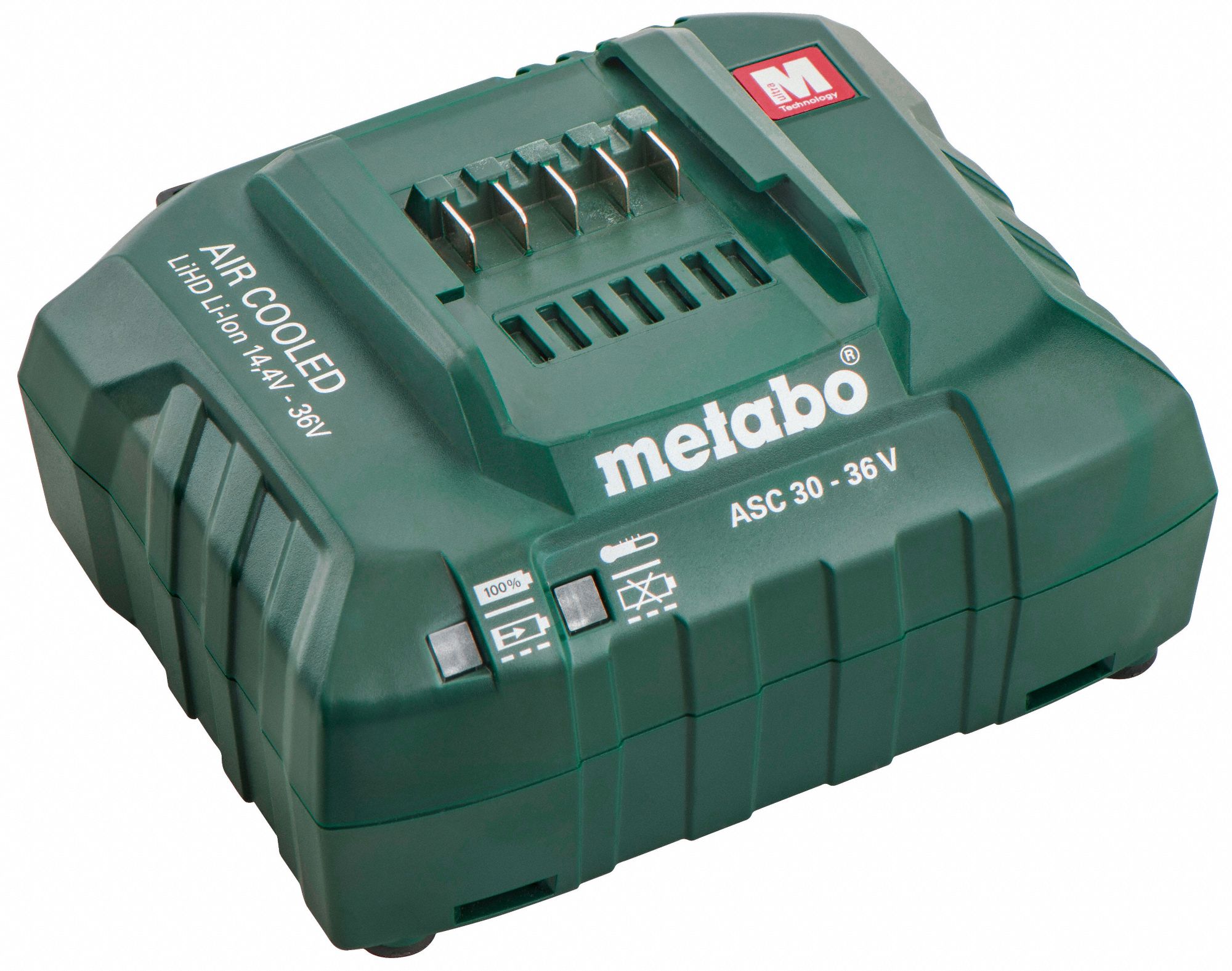 METABO Battery and Charger Kit, 2 Ah, 5.2 Ah, Li-Ion, 18V DC - 48UT67 ...