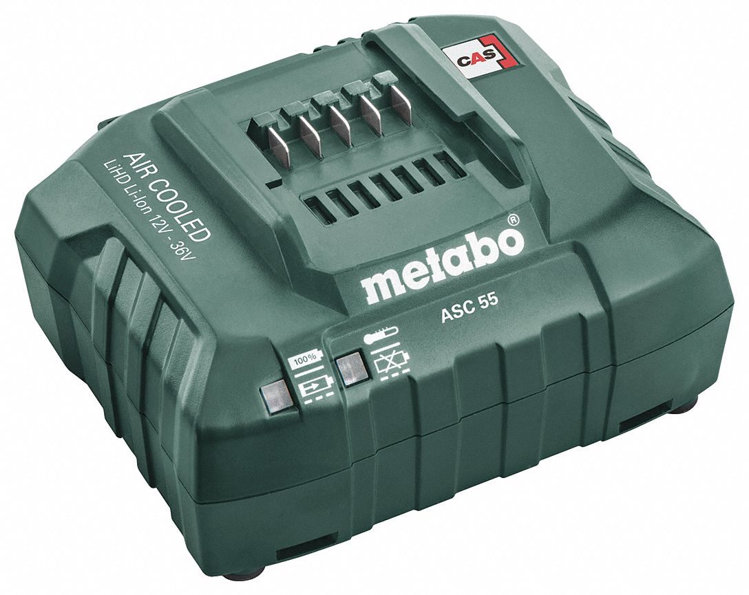 METABO, Single-Port Charging, For 12V DC/18V DC/36V DC, Battery Charger ...