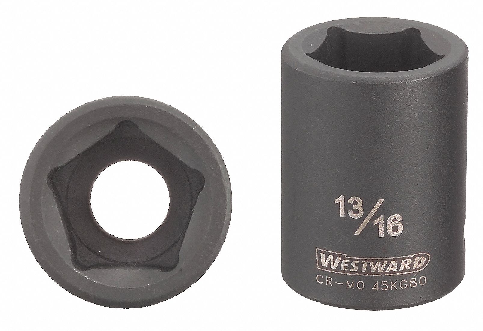 Impact Socket, Drive Type Square, Drive Size 1/2 in - Grainger