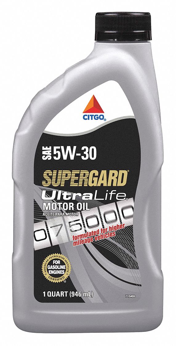 Engine Oil,5W-30,Conventional,1qt - Grainger