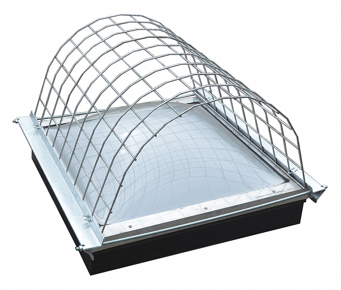 GARLOCK SAFETY SYSTEMS, Steel, Fits 4 3/8 ft Skylight Lg, Skylight ...