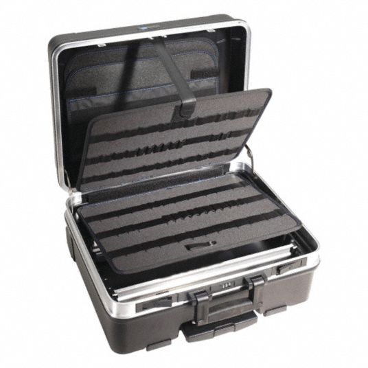 WESTWARD, 17 5/16 in W 10 in D 20 5/16 in H, Plastic, Tool Case ...