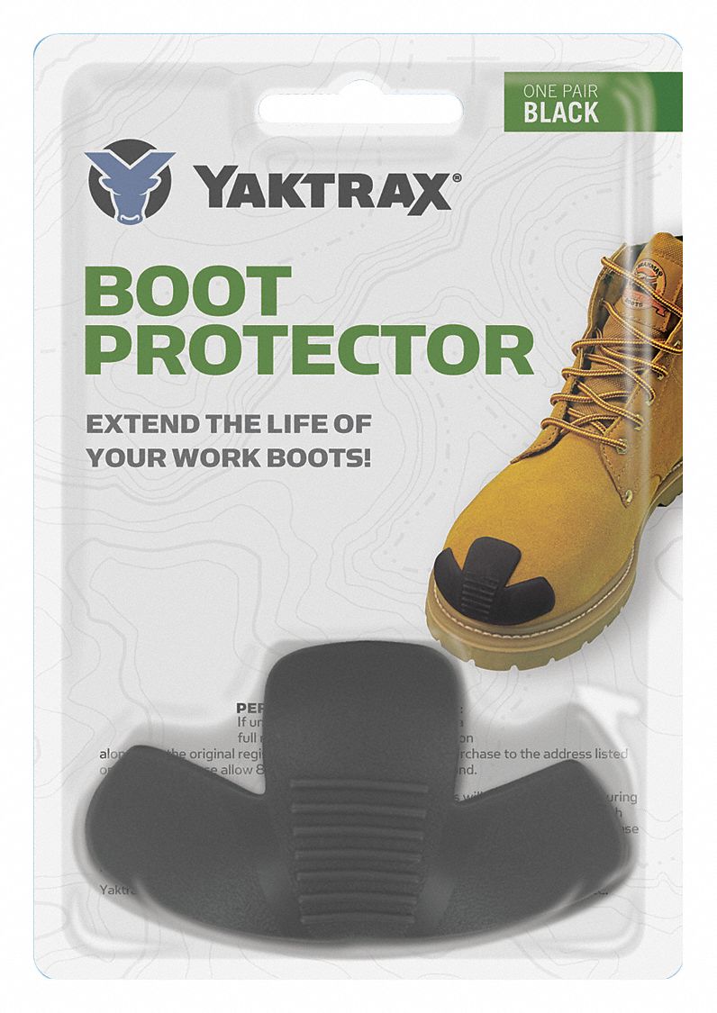 YAKTRAX, Black, Work Boots, Boot Guard - 45KP38|08402 - Grainger