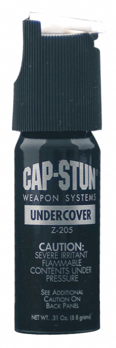 CAP-STUN, 13, 3.25 in Overall Ht (In.), Pepper Spray - 45KP55|Z-205 ...