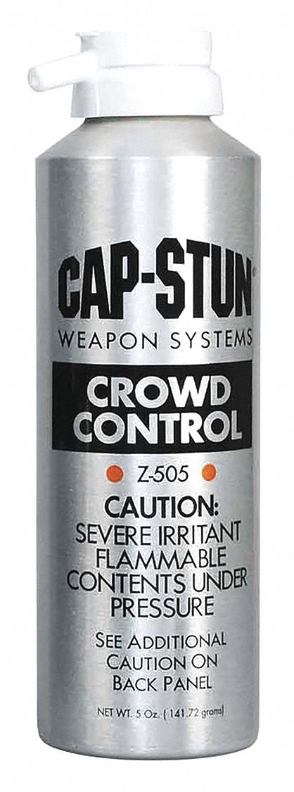 CAP-STUN, 23, 6.45 in Overall Ht (In.), Pepper Spray - 45KP57|Z-505 ...