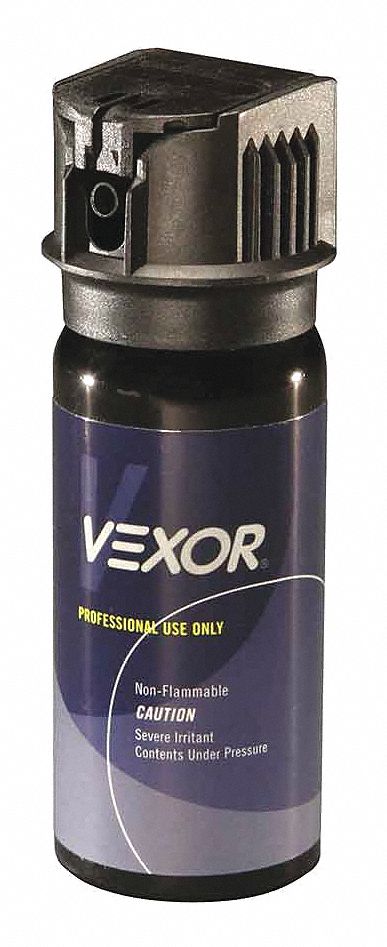 VEXOR, 12, 4.5 in Overall Ht (In.), Pepper Spray - 45KR21|V-9145-3FTS ...