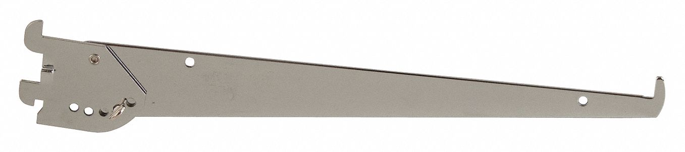 ECONOCO, Single, 1 in Slot Spacing, Adjustable Shelving Bracket ...