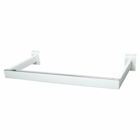 ECONOCO, 22 in x 11 in x 1/2 in, White, U-Shaped Rectangular Tubing ...