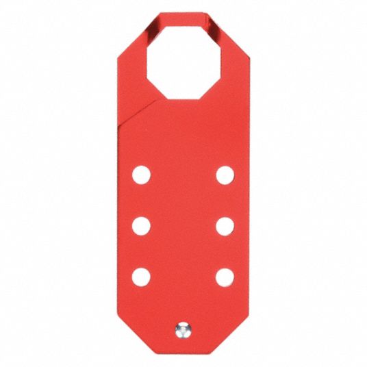 Lockout Hasp, Scissor-Action Lockout Hasp Style, Aluminum - Grainger