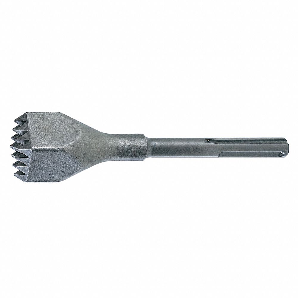 MILWAUKEE Chisel Bit: 1 3/4 in Head Wd, 10 1/2 in Overall Lg, 45/64 in ...