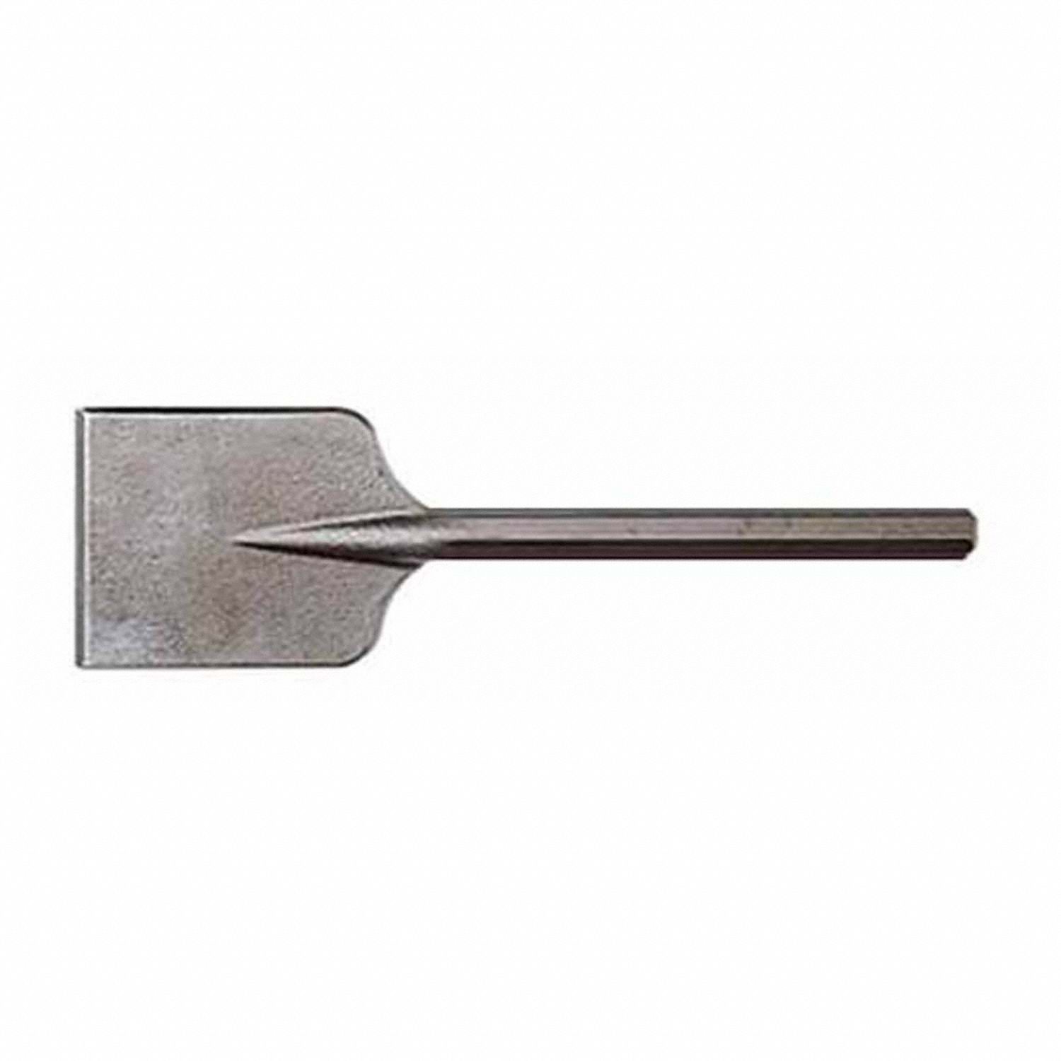 MILWAUKEE, 5 in Head Wd, 16 1/2 in Overall Lg, Chisel Bit - 45L245|48 ...