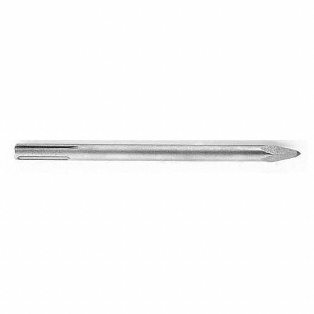 MILWAUKEE, 3/4 in Head Wd, 18 in Overall Lg, Chisel Bit - 45L249|48-62 ...