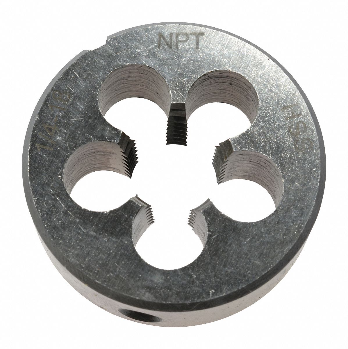 WESTWARD, Solid, 1/4"-18 Thread Size, Round Threading Die - 45L524|314 ...