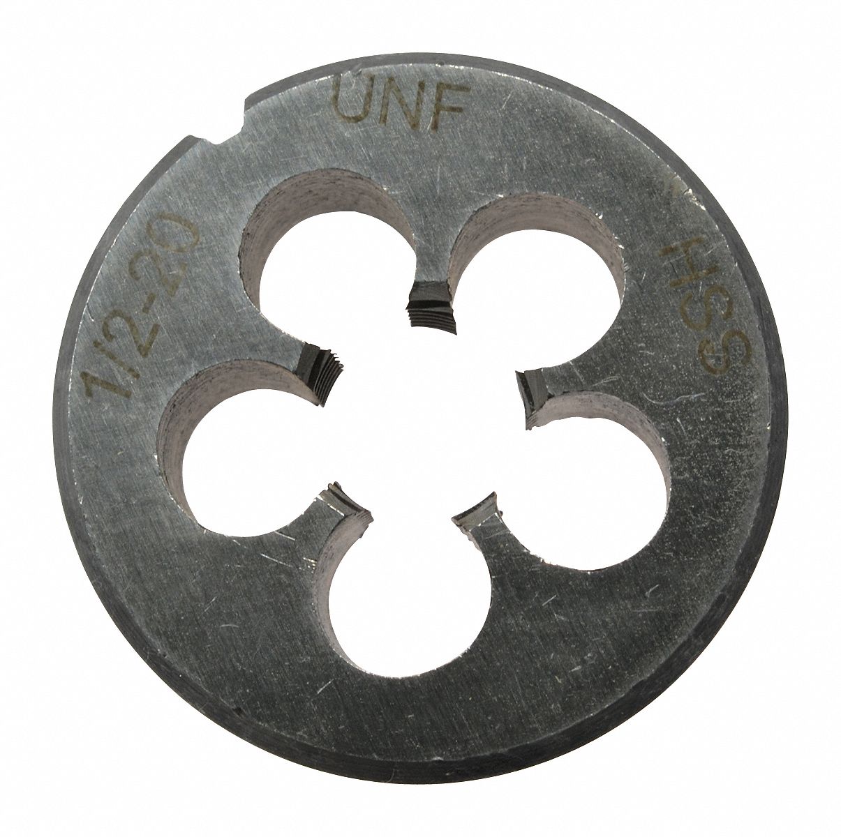 WESTWARD, Solid, 1/2"-20 Thread Size, Round Threading Die - 45L525|314 ...