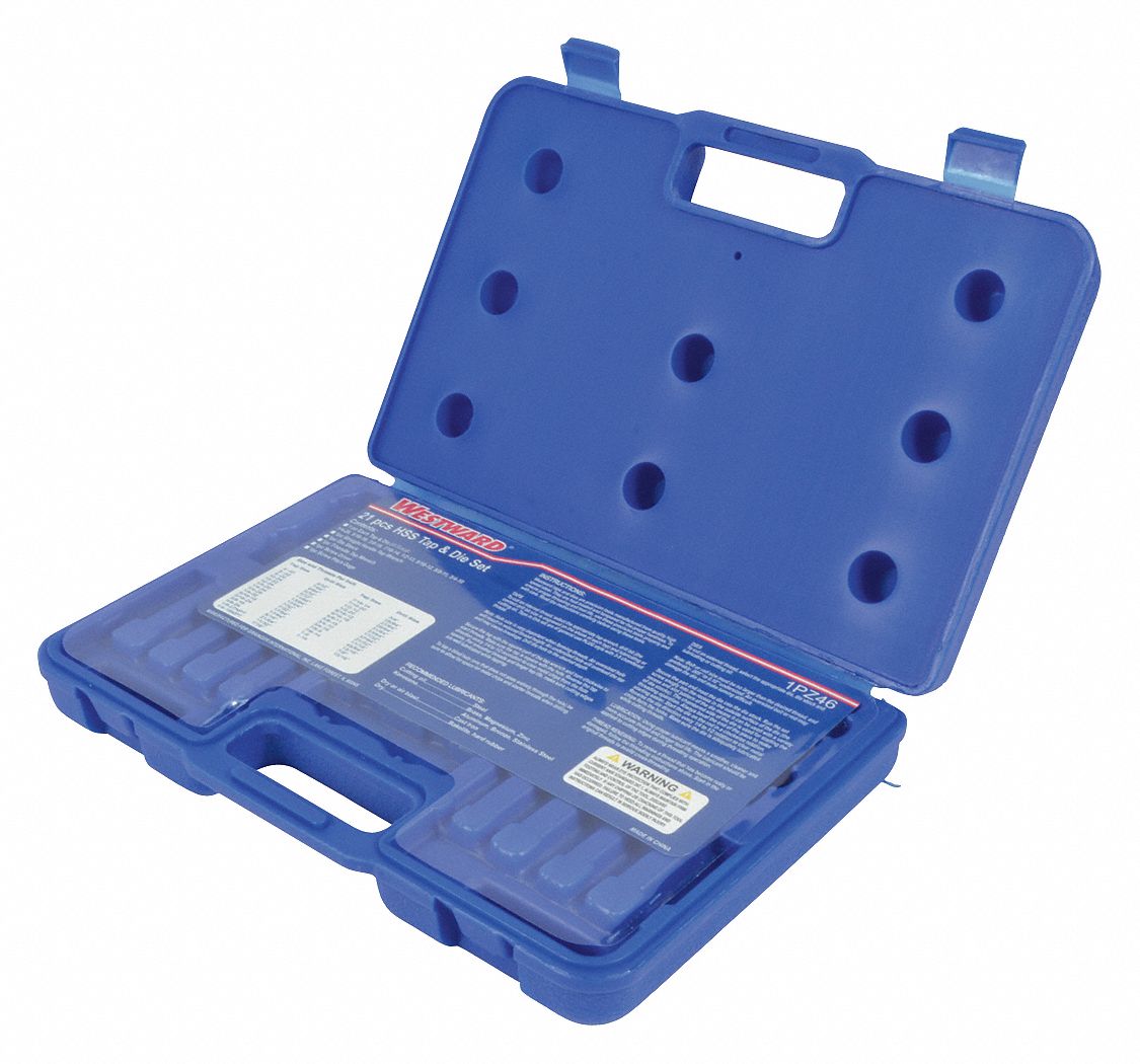 WESTWARD, Tap and Die Set Case - 45L560|C1PZ46 - Grainger