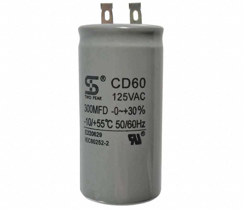 DAYTON Capacitor 300uF/125V - 45L974 | TT3811201G - Grainger México