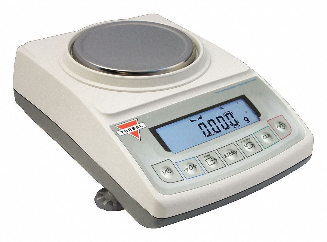 TORBAL, 520 g Capacity, 0.001 g Readability, Compact Bench Scale ...