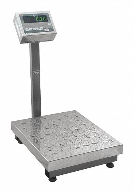 TORBAL, 300 lb Wt Capacity, 23 5/8 in Weighing Surface Dp, Bench Scale ...