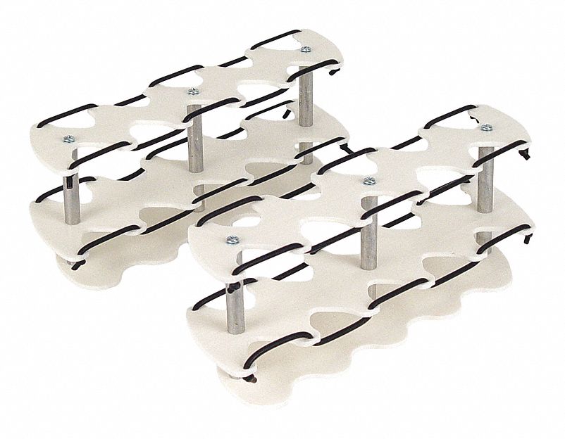 Polycarbonate, (20) Tubes, Tube Rack - 45LH19|SI-MX020 - Grainger