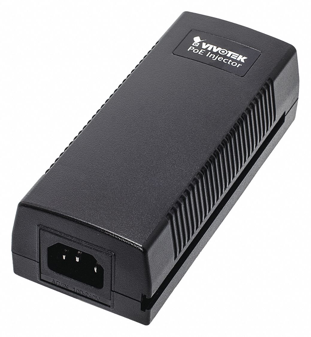VIVOTEK, PoE Injector, 1 IP Camera Inputs, PoE Injector - 45LK53|AP-FIC ...