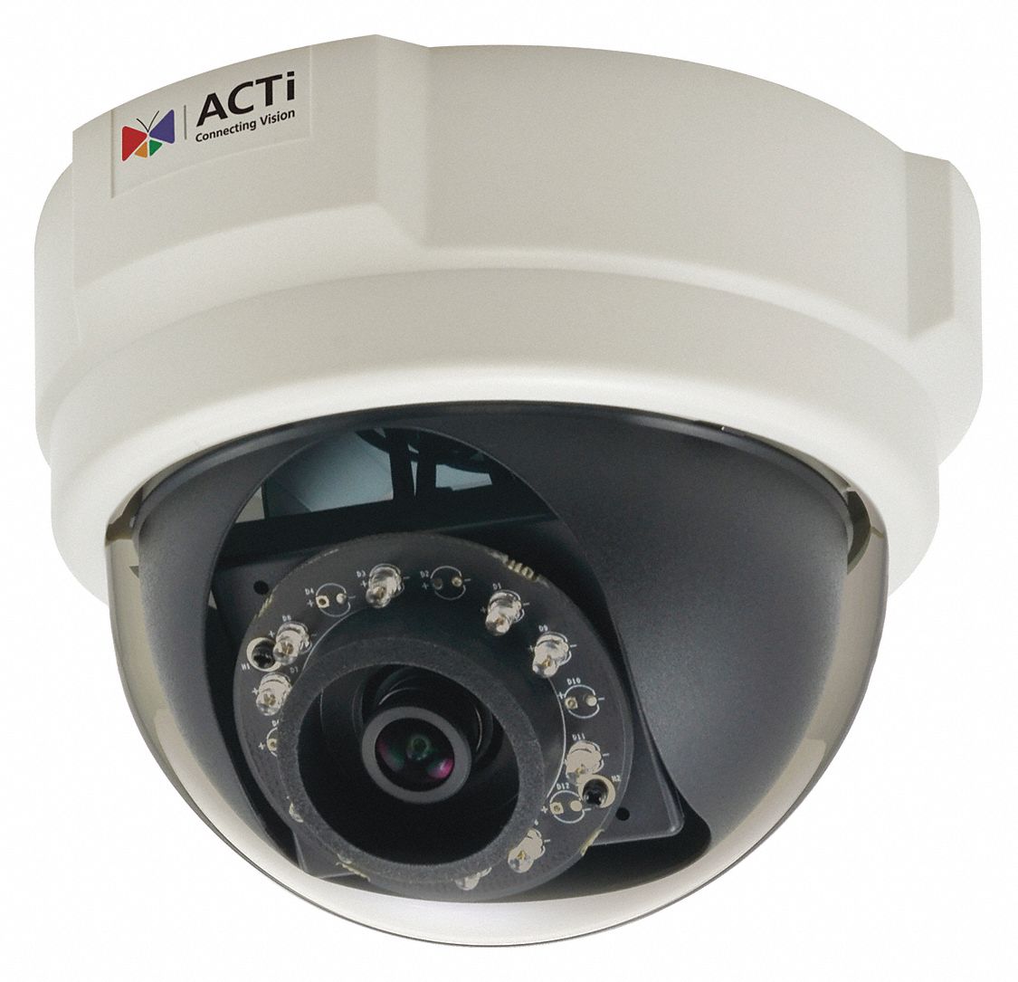 ACTI, Dome, Fixed, IP Camera - 45LL72|E58 - Grainger