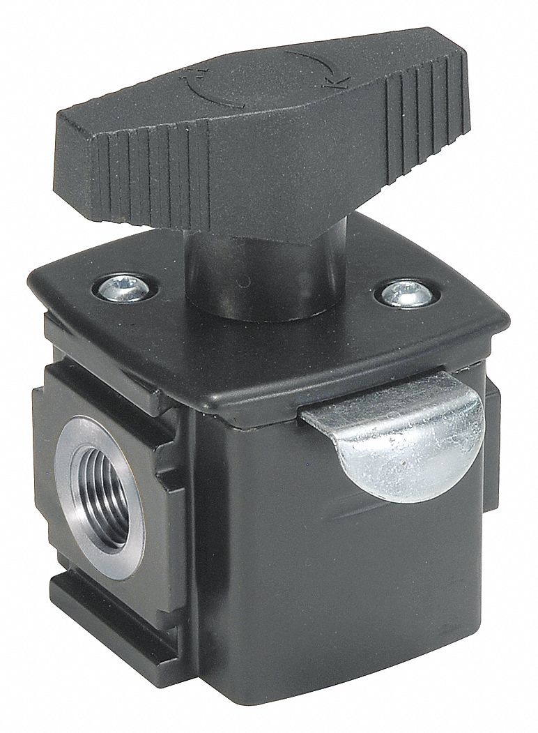 WILKERSON Air Line Lockout Valve: 3/8 in NPT, 3/8 in NPT Outlet Size ...