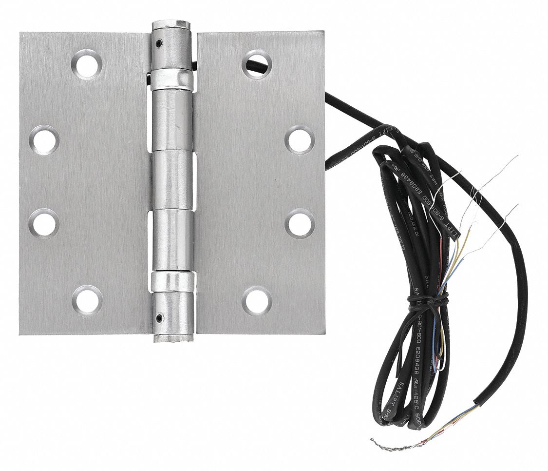 SDC, Stainless Steel, 4 in Leaf Ht, Electrified Hinge - 45LY61|PTH-4Q ...