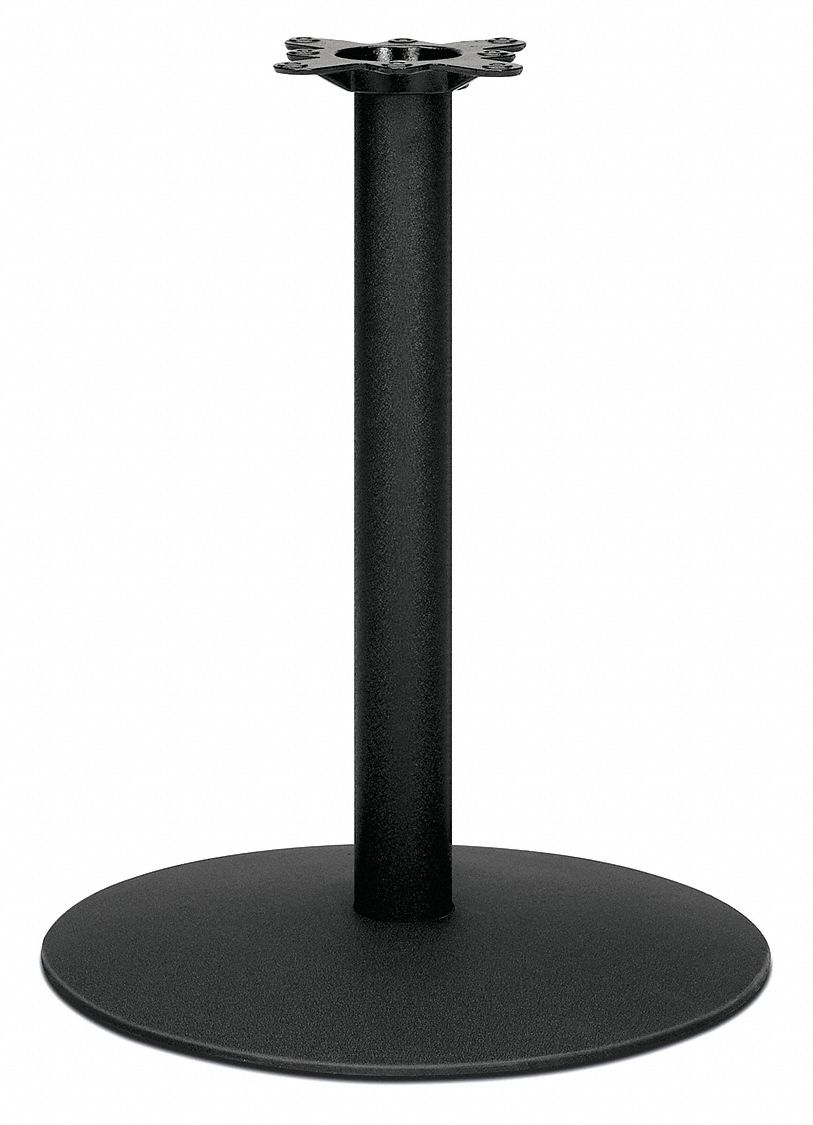 Conference Table Base,Black,Steel - Grainger