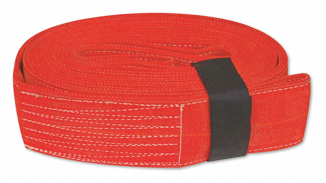 SNAP-LOC, Polyester, Red, Tow Strap - 45MJ66|SLTT430K40R - Grainger