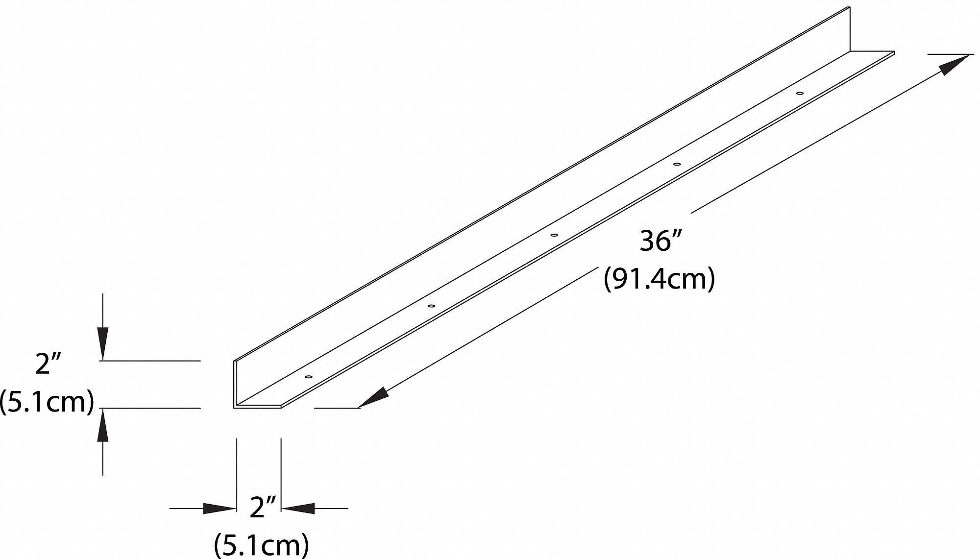 36 in Overall Lg, 36 in Overall Wd, Retaining Lip - 55NX91|GRPSLA36 ...