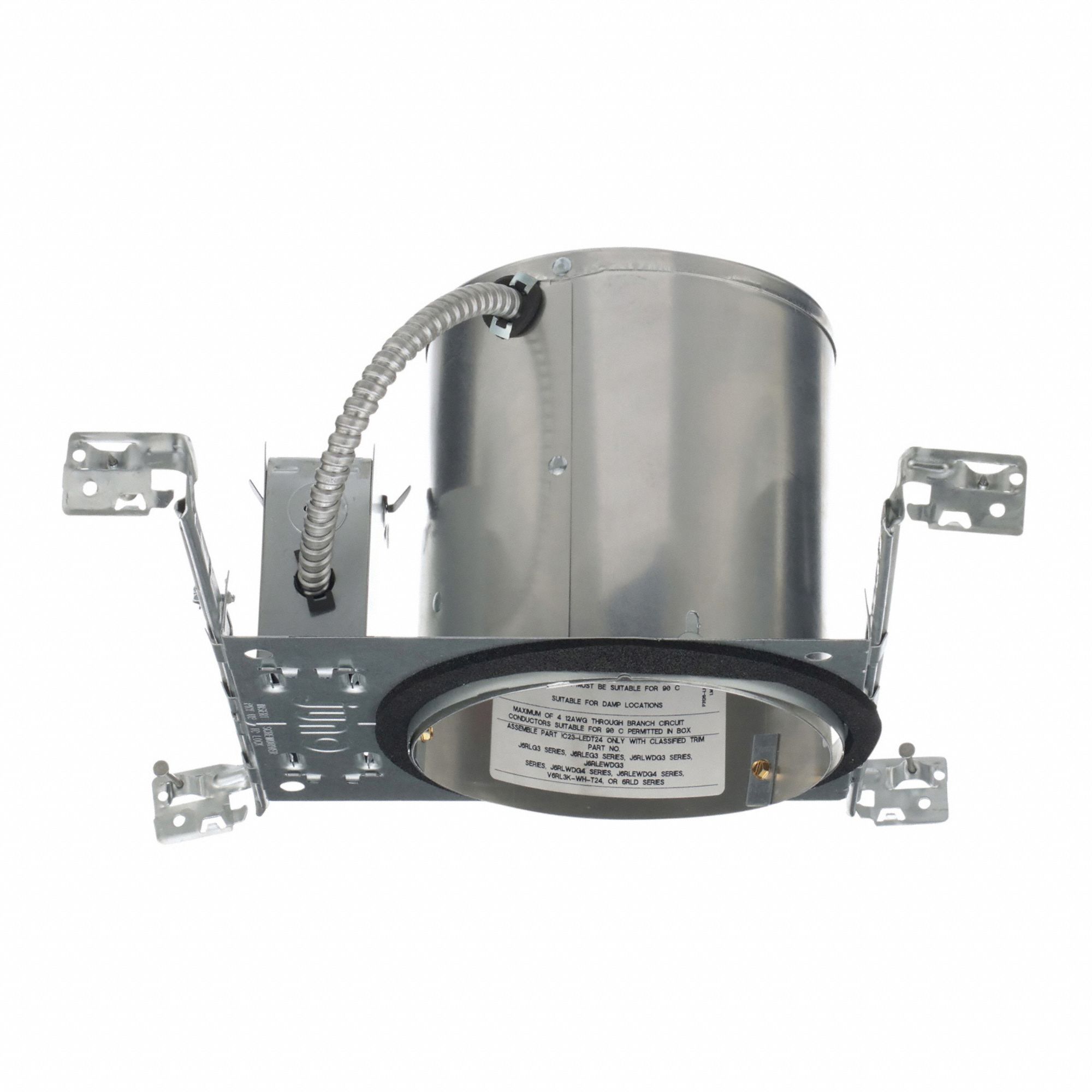 JUNO LIGHTING LED Recessed Down Light Housing: 6 in Nominal Size, IC ...