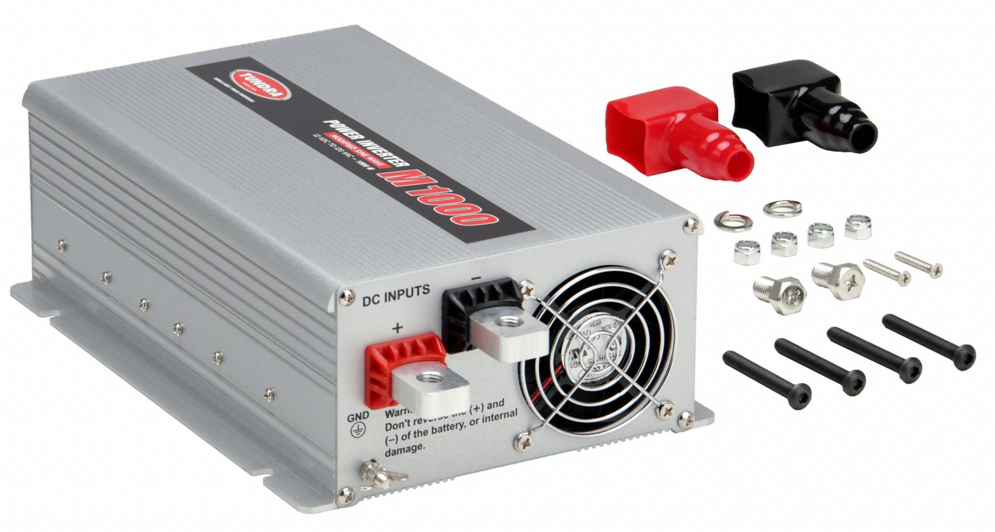 TUNDRA Inverter: Modified Sine Wave, Cable with Lugs, 1,000 W ...