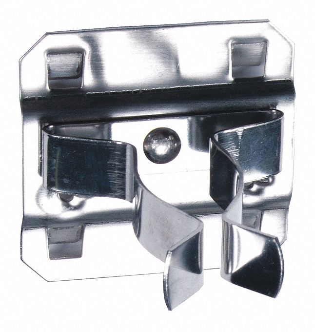 TRITON PRODUCTS, 2 in x 1 in x 2 1/4 in, 3 Hooks, Extended Spring Clip ...