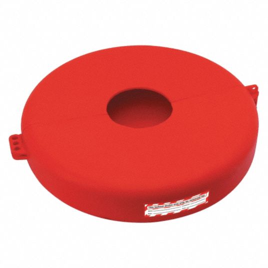 Hinged, For 13 in Max Hand Wheel Dia, Gate Valve Lockout - 617D12 ...