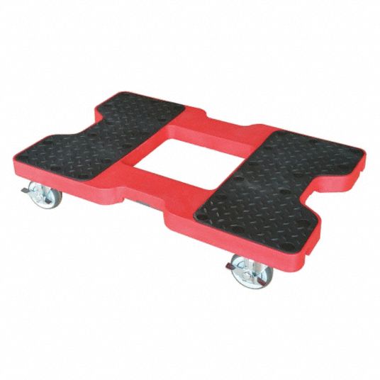 1,200 lb, 32 in L x 21 in W x 7 in H Deck, General Purpose Dolly ...