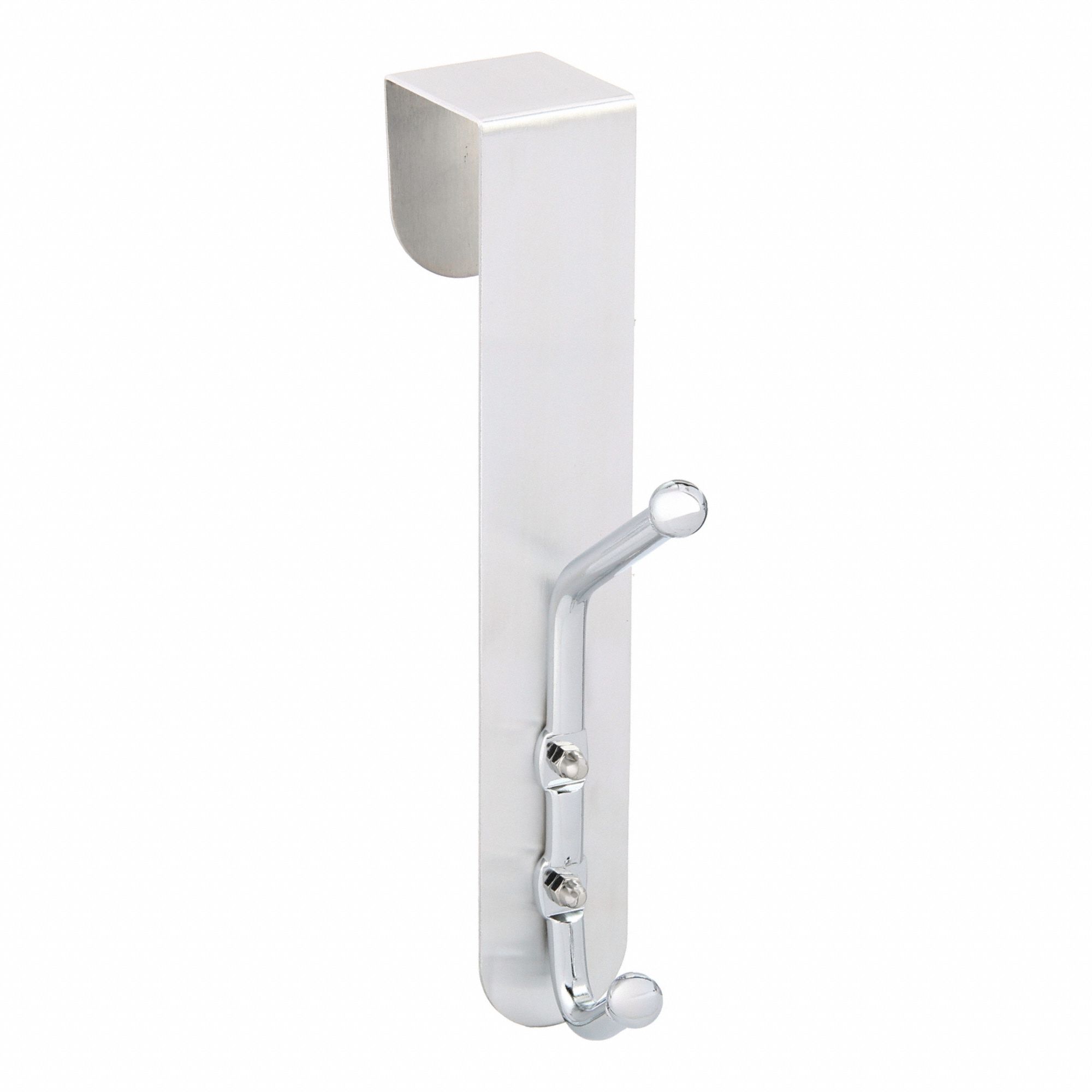 2 Hooks, 8 5/8 in Overall Ht, Garment Hook - 45NG70|45NG70 - Grainger