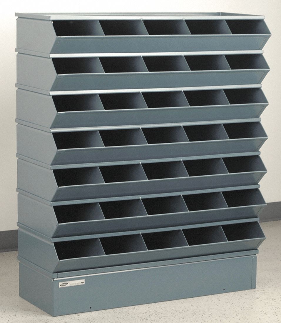 STACKBIN, 37 in x 13 in x 42 in, Std, Sectional Stacking Bin Units ...