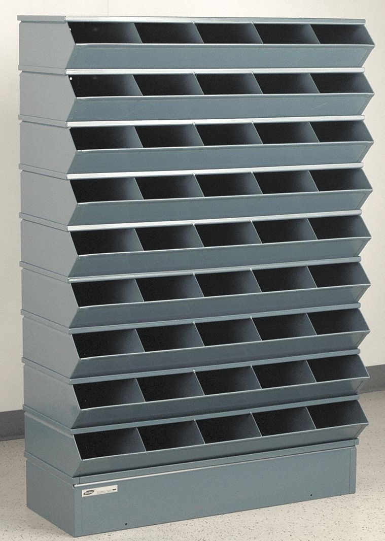 STACKBIN, 37 in x 13 in x 54 in, Std, Sectional Stacking Bin Unit ...