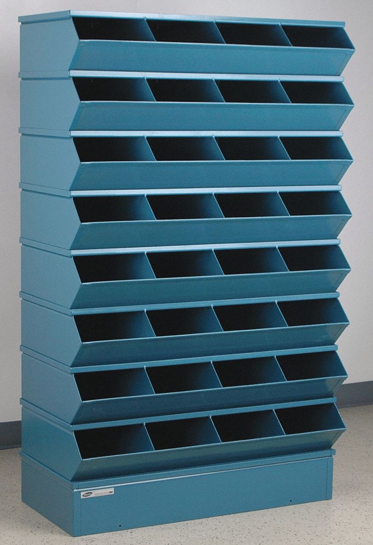 STACKBIN, 37 in x 15 in x 65 1/2 in, Std, Sectional Stacking Bin Unit ...